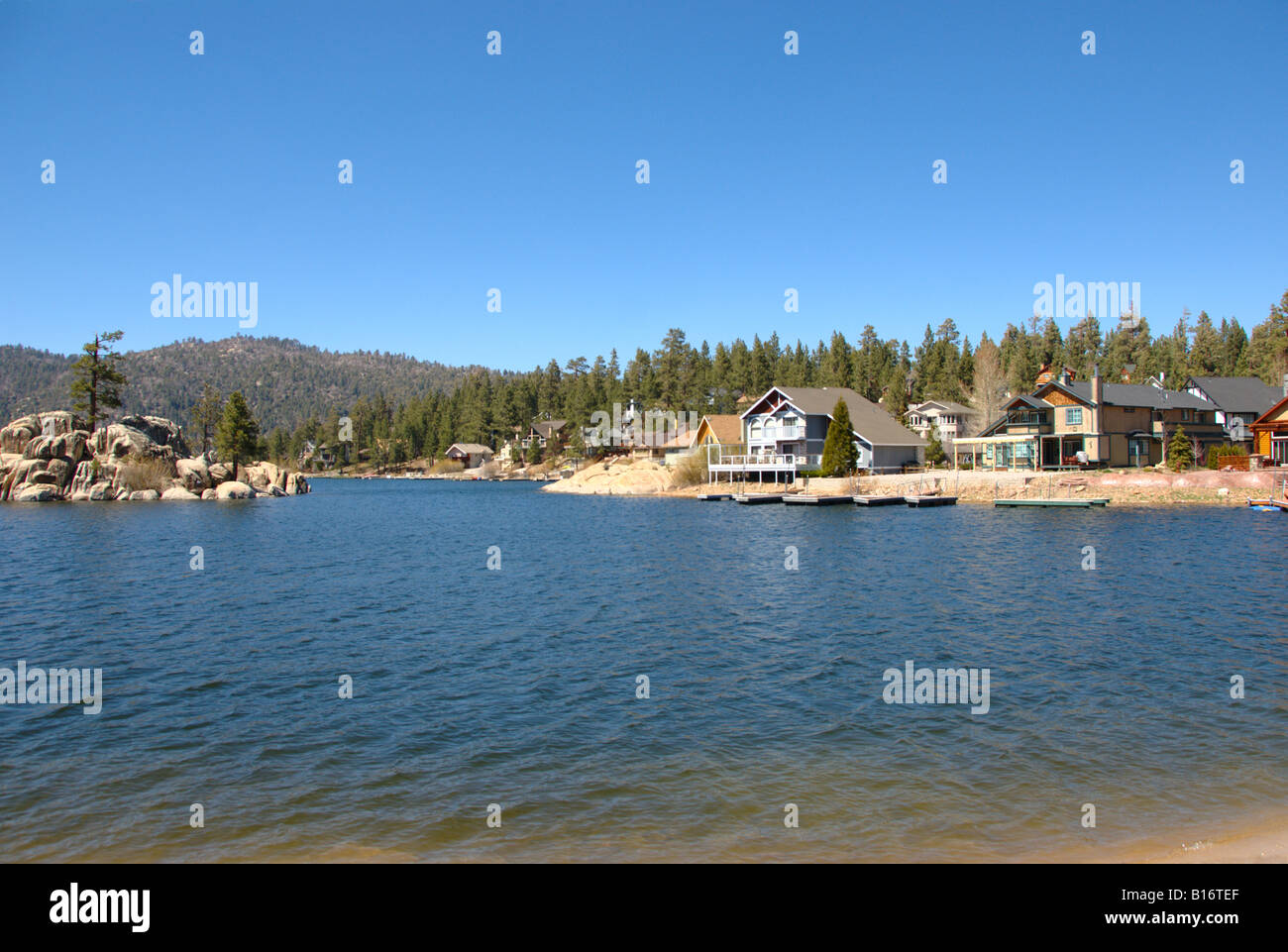 Boulder Bay Park, Big Bear Lake, California, USA Stock Photo - Alamy