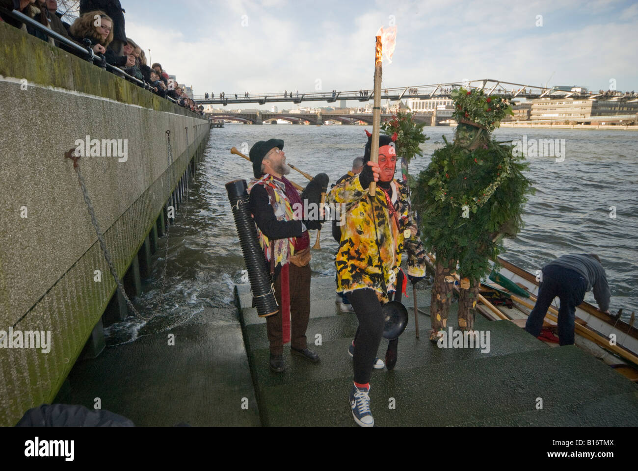 Holly man from the thames hi-res stock photography and images - Alamy