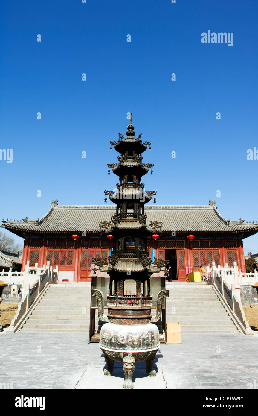 Beiputuo temple and film studio set location Beijing China Stock Photo ...