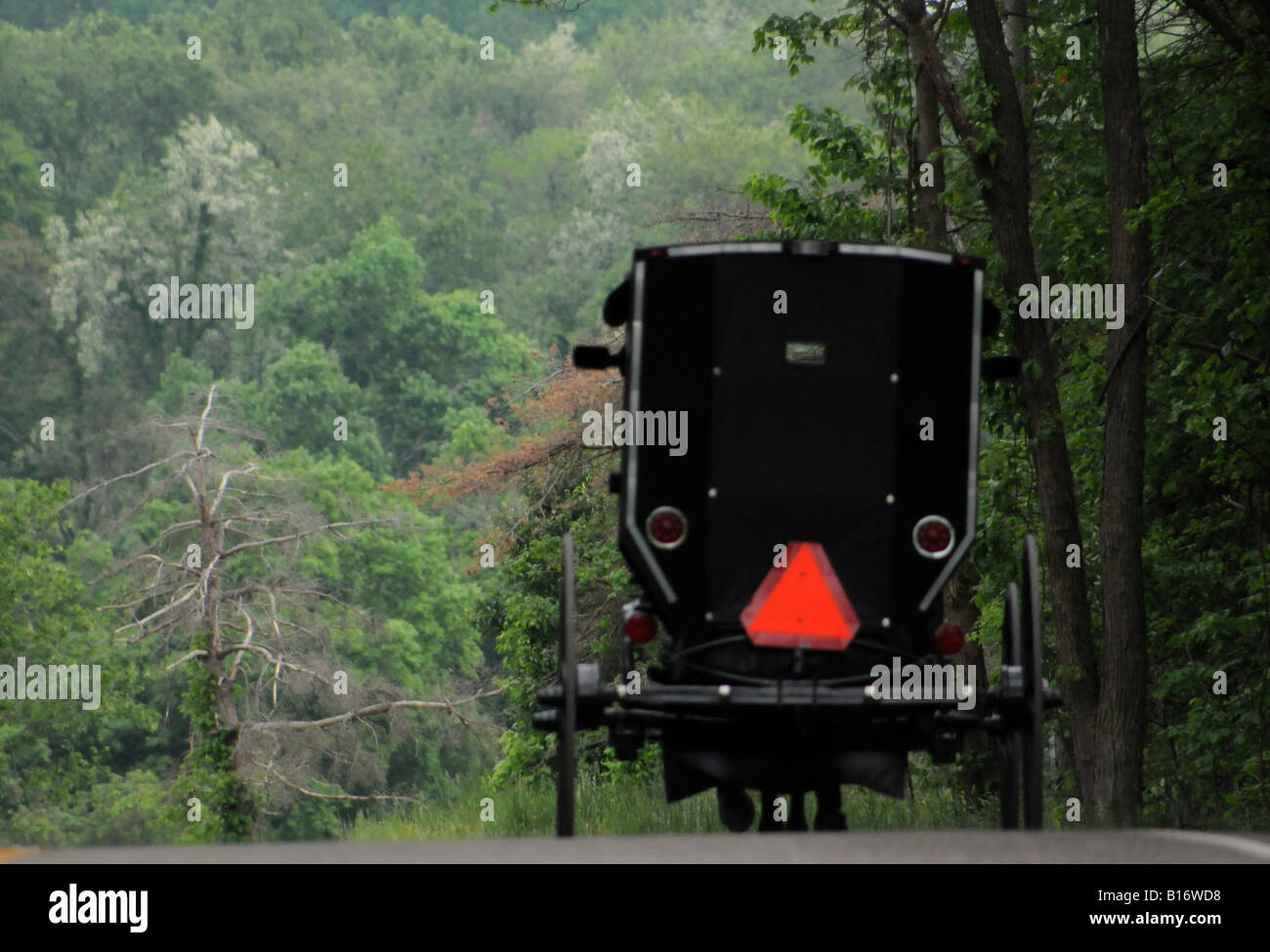 Amish horse carriage road hi-res stock photography and images - Alamy
