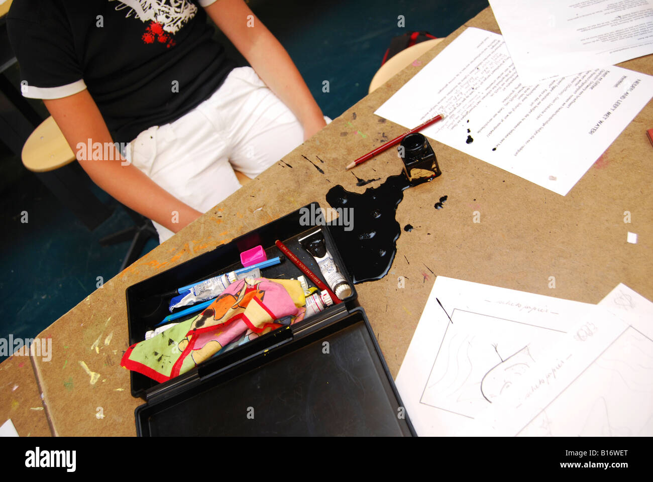 Pen and ink over pencil hi-res stock photography and images - Alamy