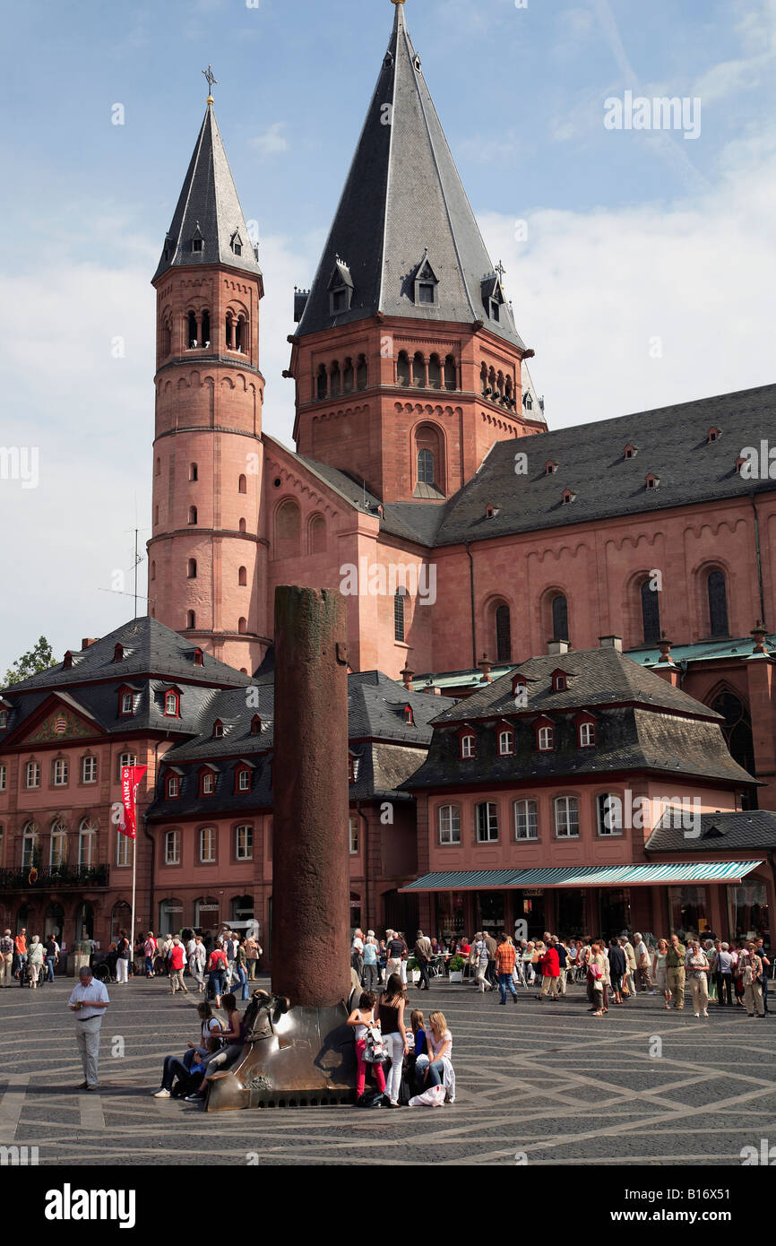 Germany Rhineland Palatinate Mainz Dom Cathedral Stock Photo - Alamy