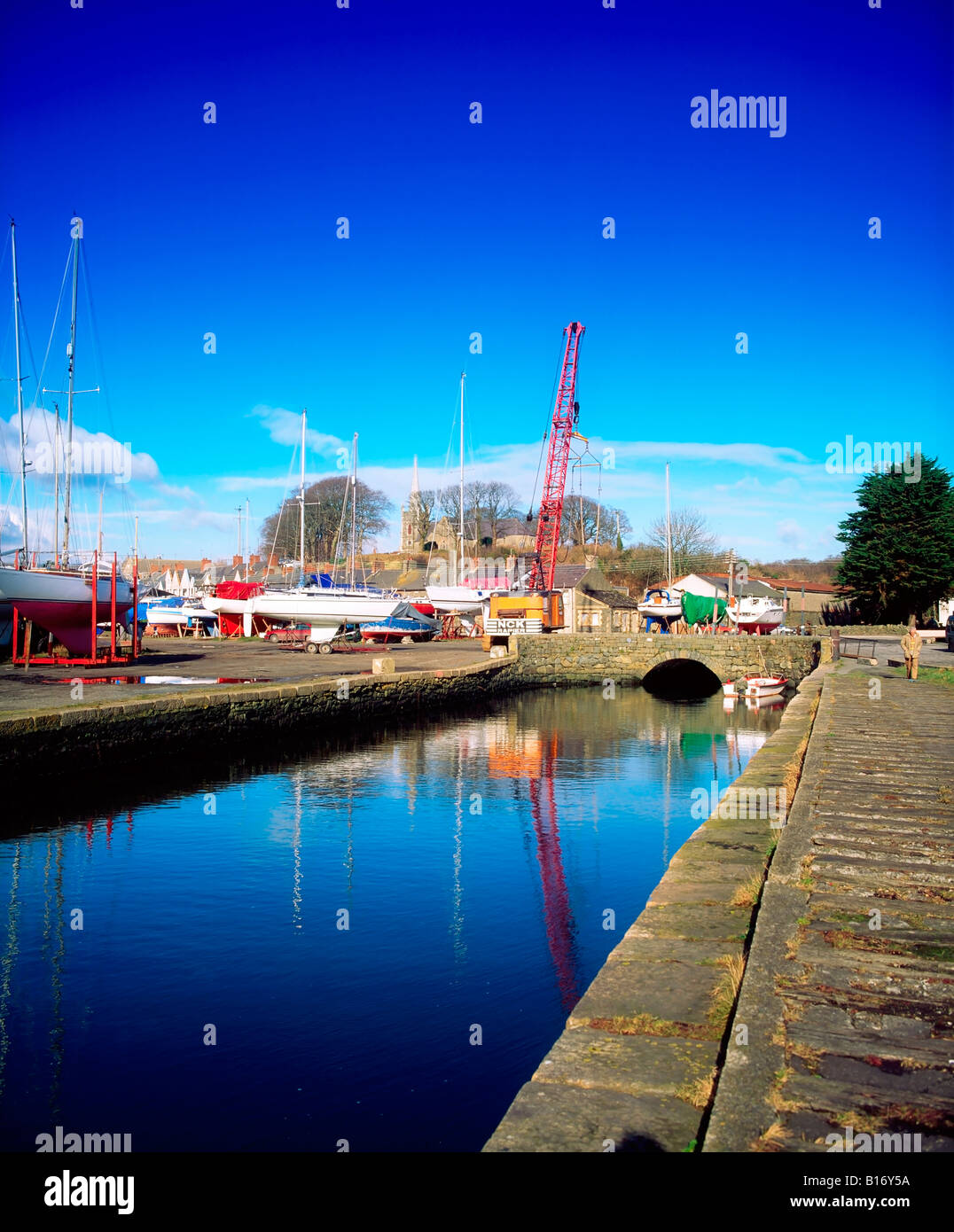 The harbour at Killyleagh, Co Down, Ireland Stock Photo - Alamy