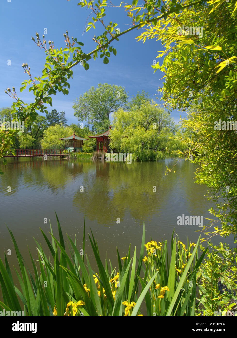 Jade Lake at Chateau Montelena in Napa Valley Stock Photo - Alamy