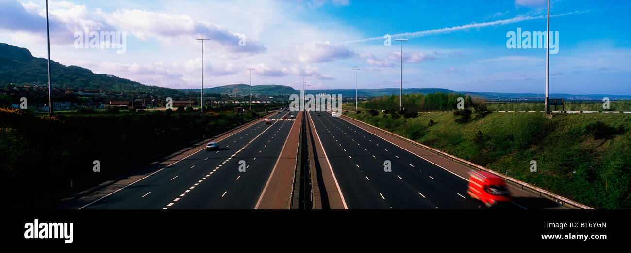 M2 Motorway, Belfast, County Antrim, Ireland Stock Photo - Alamy