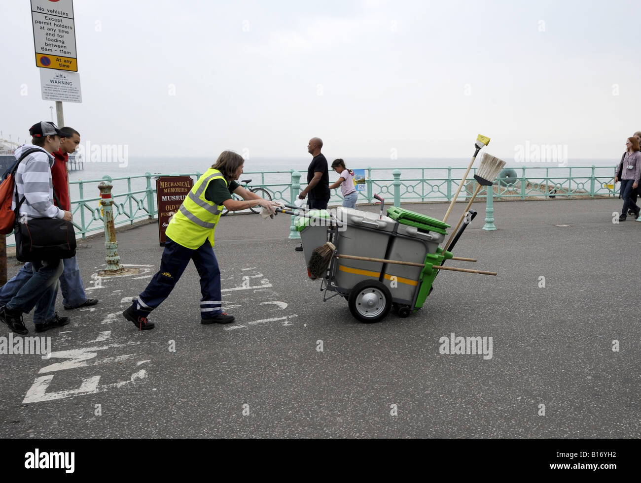 Council street cleaner hi-res stock photography and images - Alamy