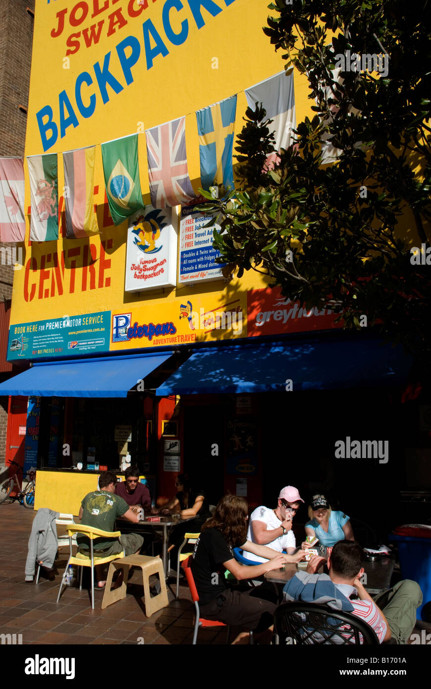 Australia Sydney backpackers lodge in Kings Cross Stock Photo - Alamy