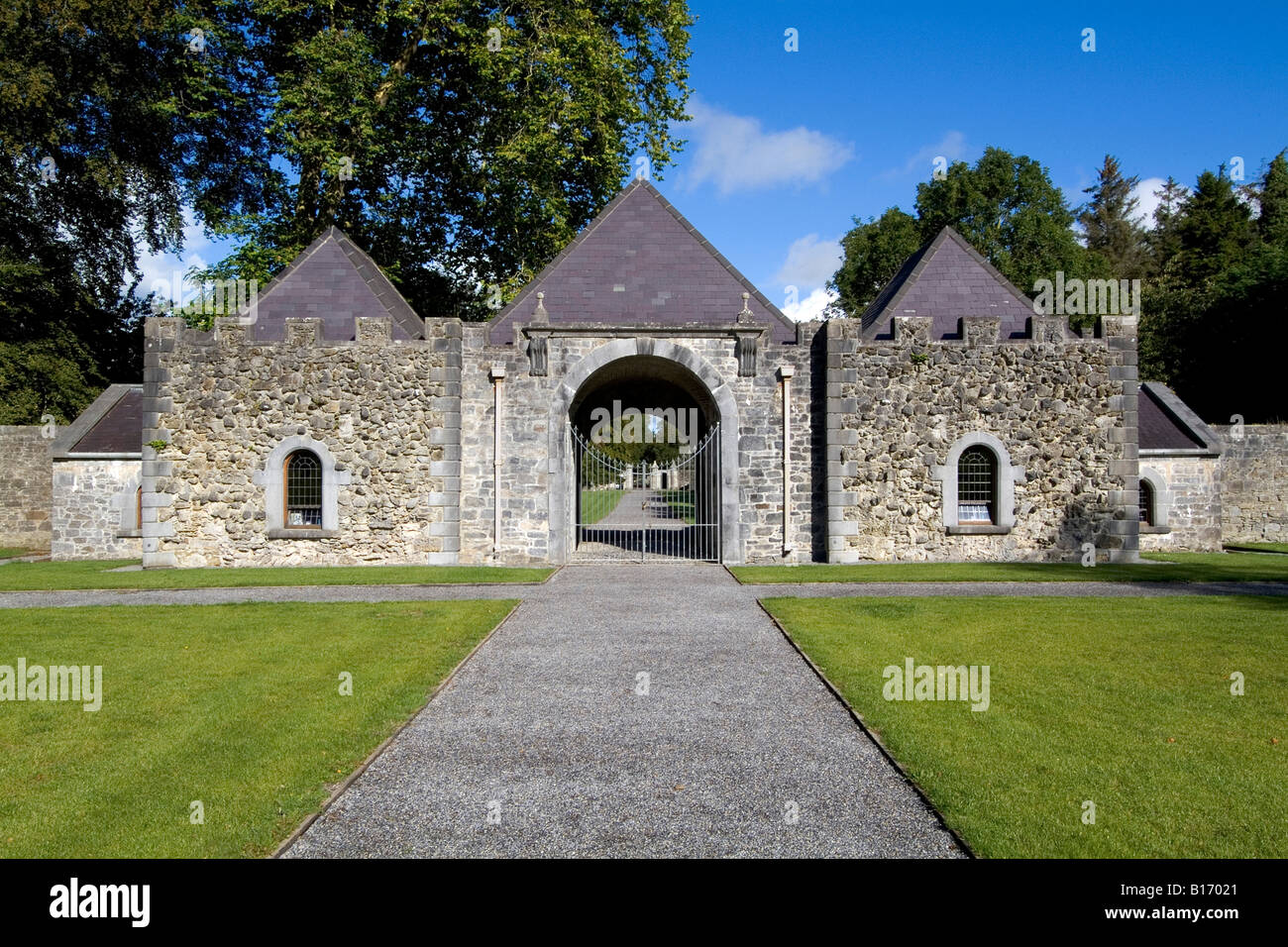 Portumna Castle Gardens west meatlh Ireland Stock Photo - Alamy