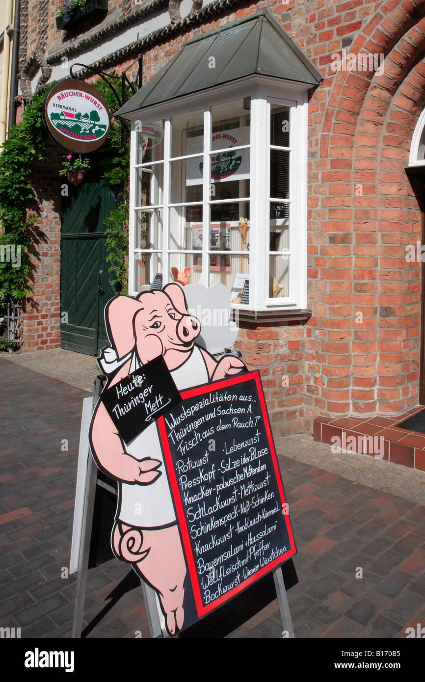 Germany Lower Saxony Lüneburg restaurant sign Stock Photo - Alamy