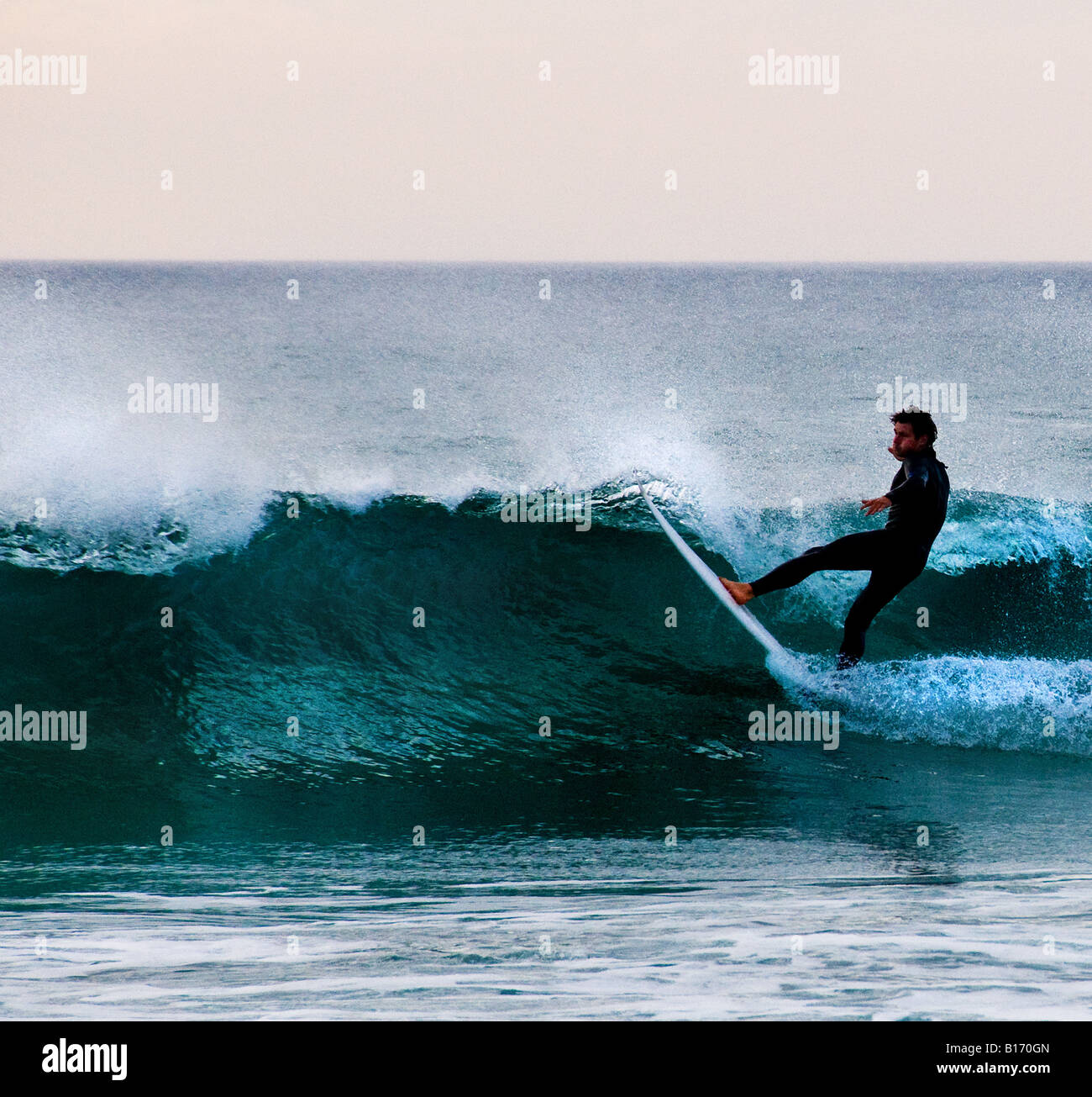 Surfing. Sennen. Cornwall. surfer Stock Photo - Alamy