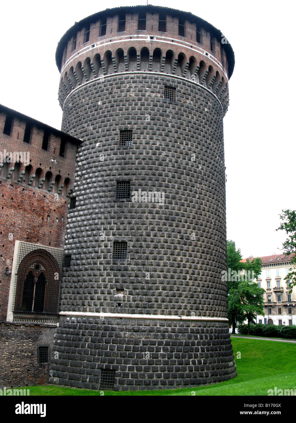The Castle Sforzesco (Castello Sforzesco Stock Photo - Alamy