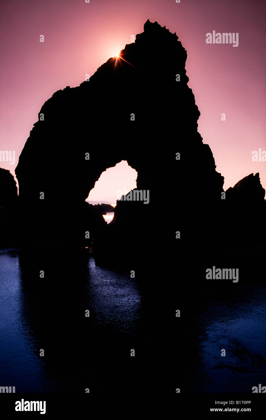 Crohy Head, County Donegal, Ireland, Sea arch Stock Photo - Alamy