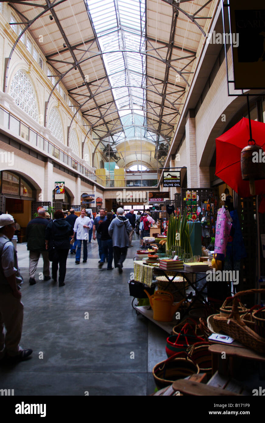 Market at the Ferry Building, San Francisco, California Stock Photo - Alamy