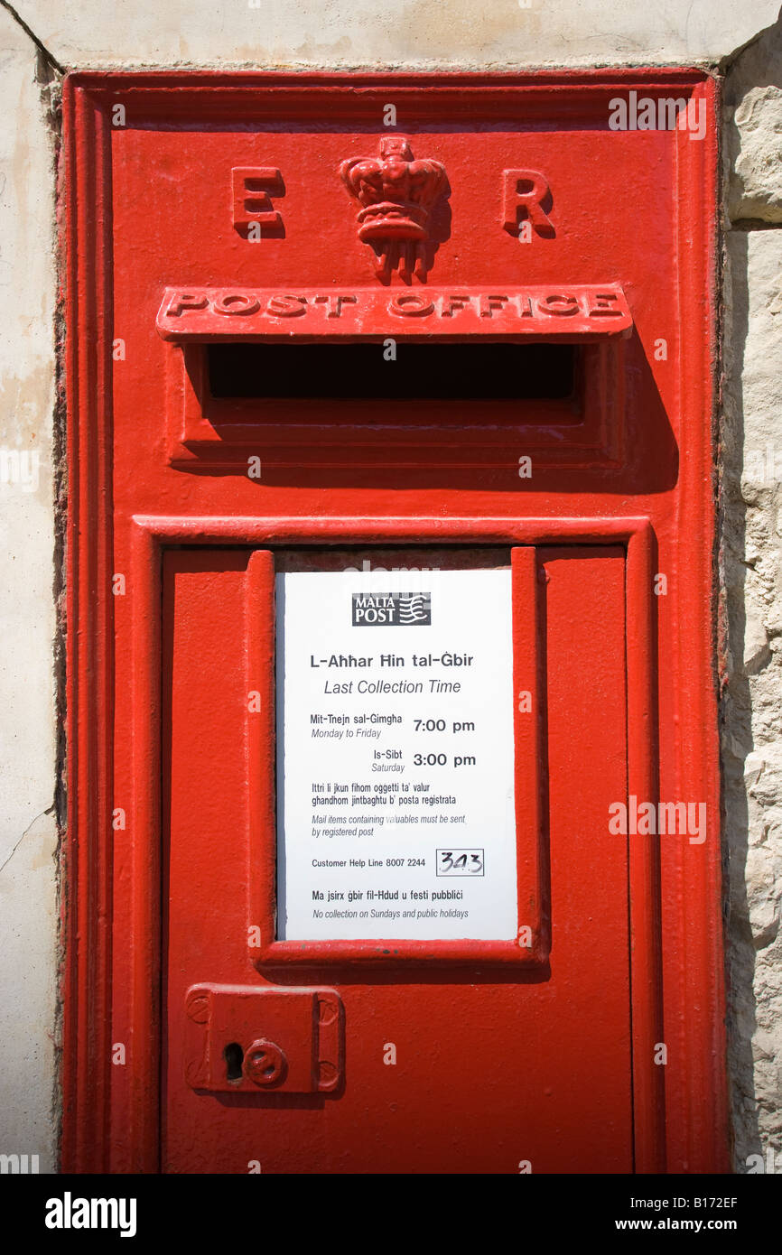 Mail Box Malta Stock Photo - Alamy