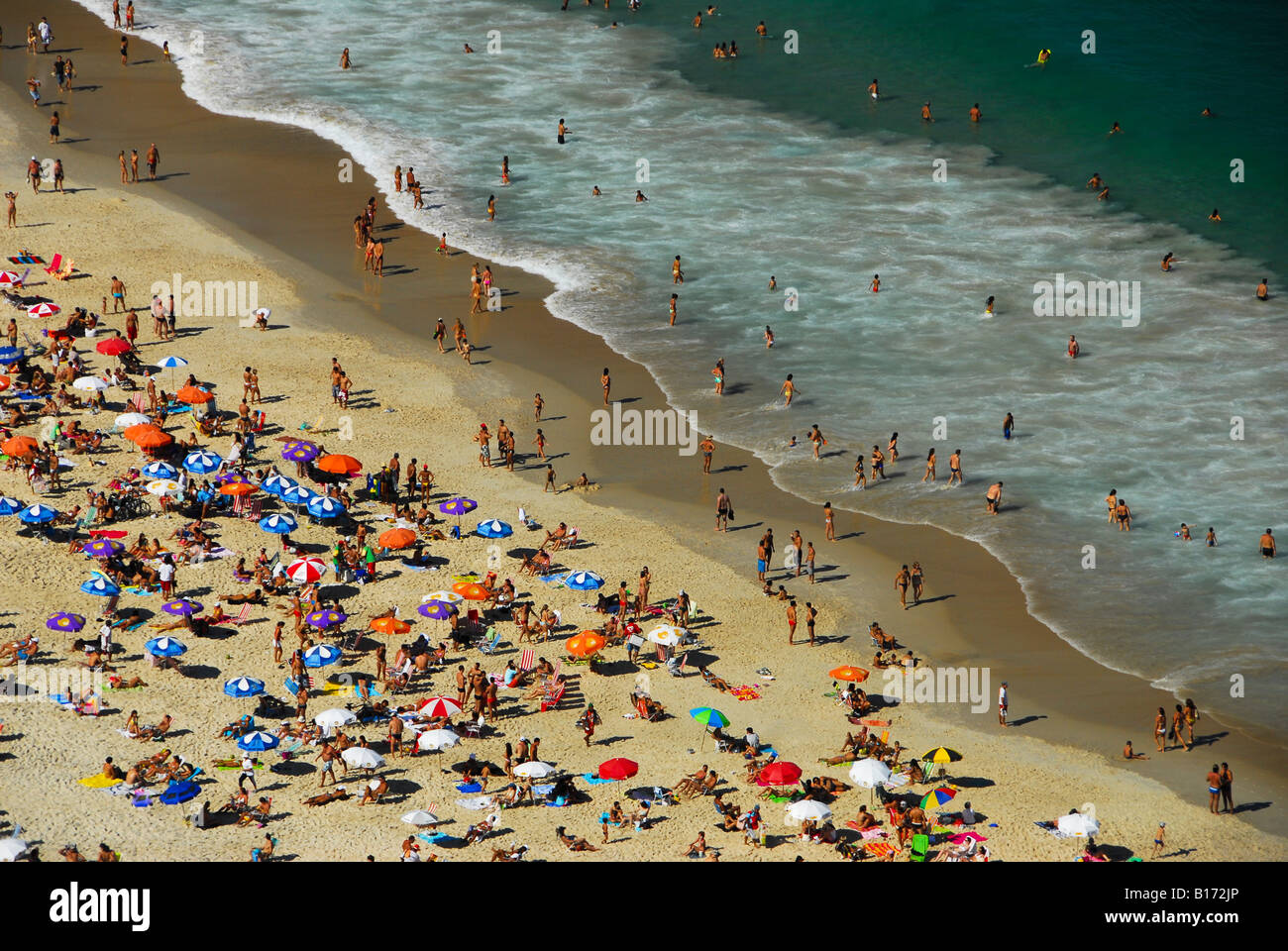 Leblon beach Rio de Janeiro Brazil 15 06 06 Stock Photo - Alamy