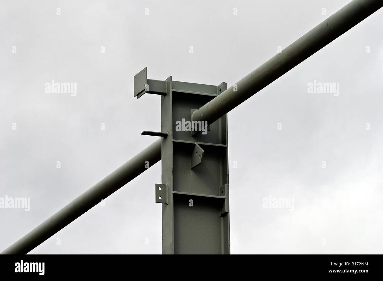 Structure Steel Column Girder Beam Plate Stock Photo - Alamy