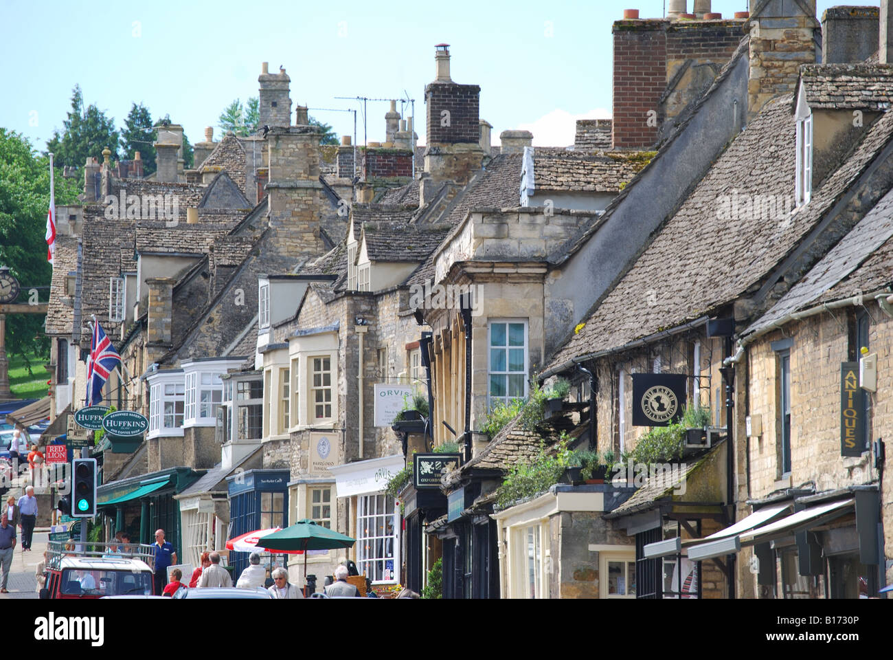 The High Street, Burford, Cotswolds, Oxfordshire, England, United ...