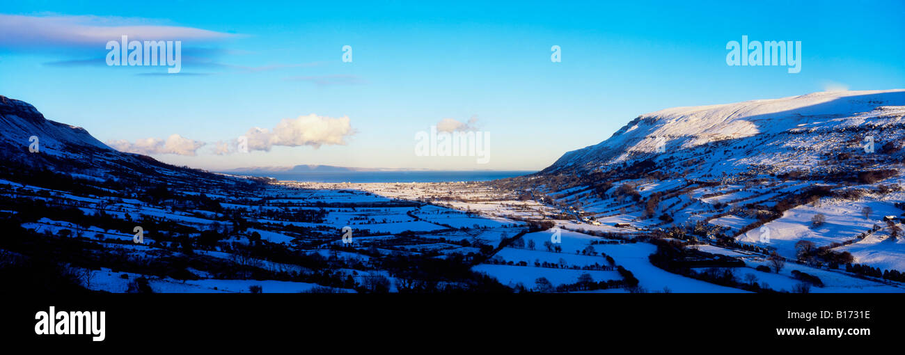 Winter scene, Glengariff, Co Antrim, Ireland Stock Photo - Alamy