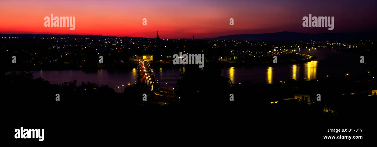 River Foyle & Craigavon Bridge, Derry City, Ireland Stock Photo - Alamy