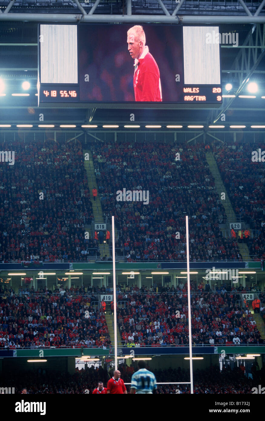 Wales and Argentina Rugby Match Millennium Stadium, Cardiff, Wales, UK ...