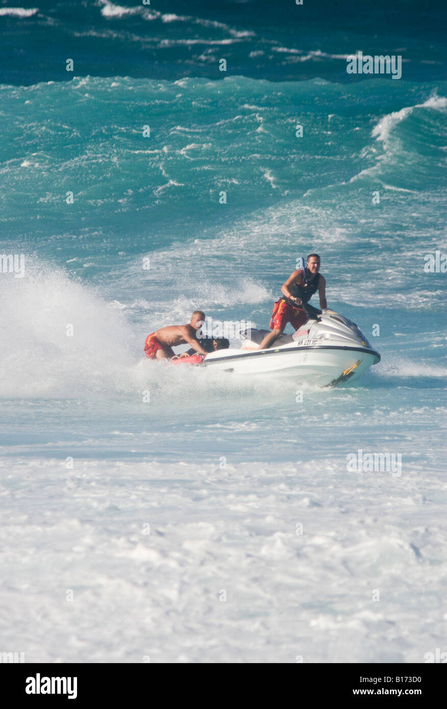 Jet sky rescue Stock Photo - Alamy