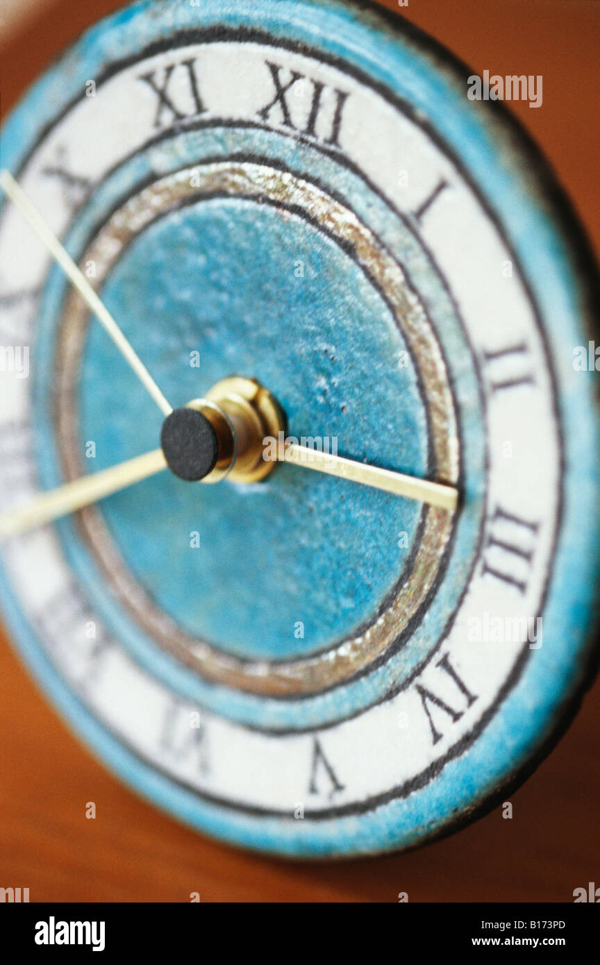 Clock with roman numerals Stock Photo - Alamy