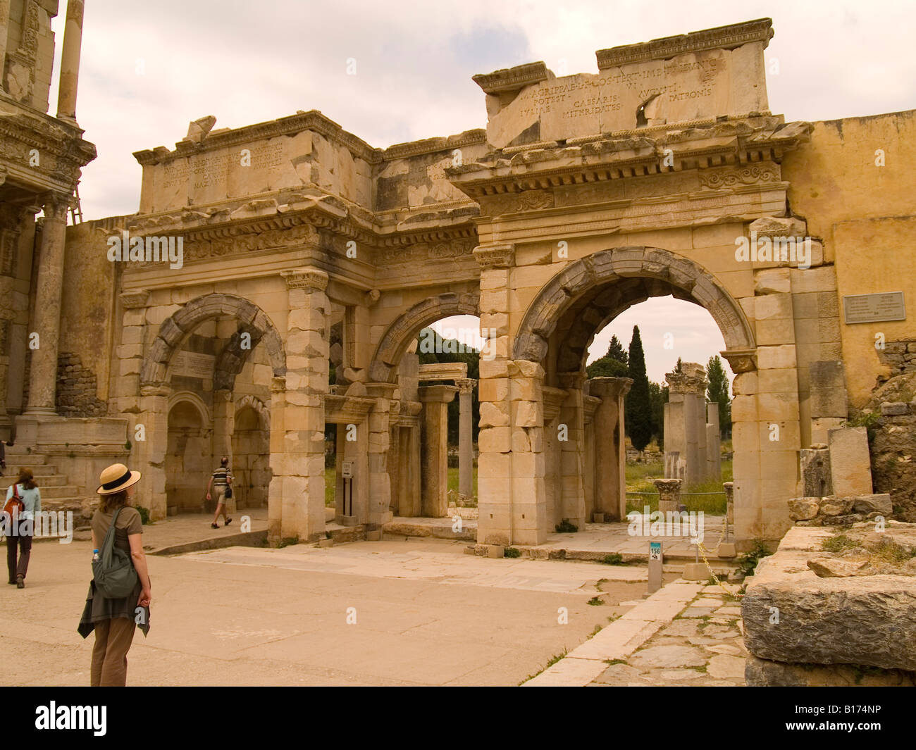 Augustus gate ephesus hi-res stock photography and images - Alamy