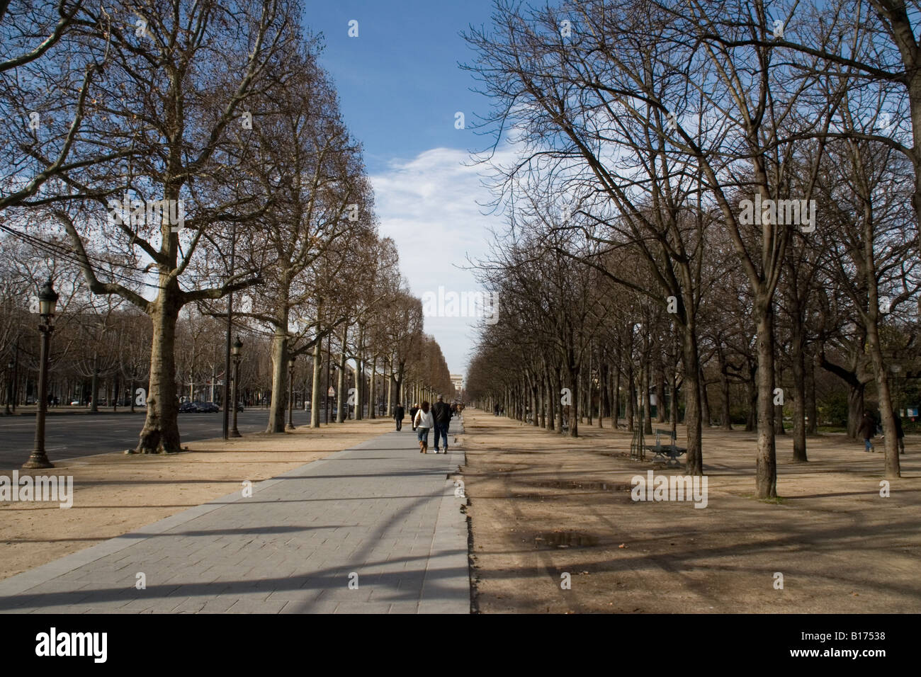 Paris champs elysees spring hi-res stock photography and images - Alamy