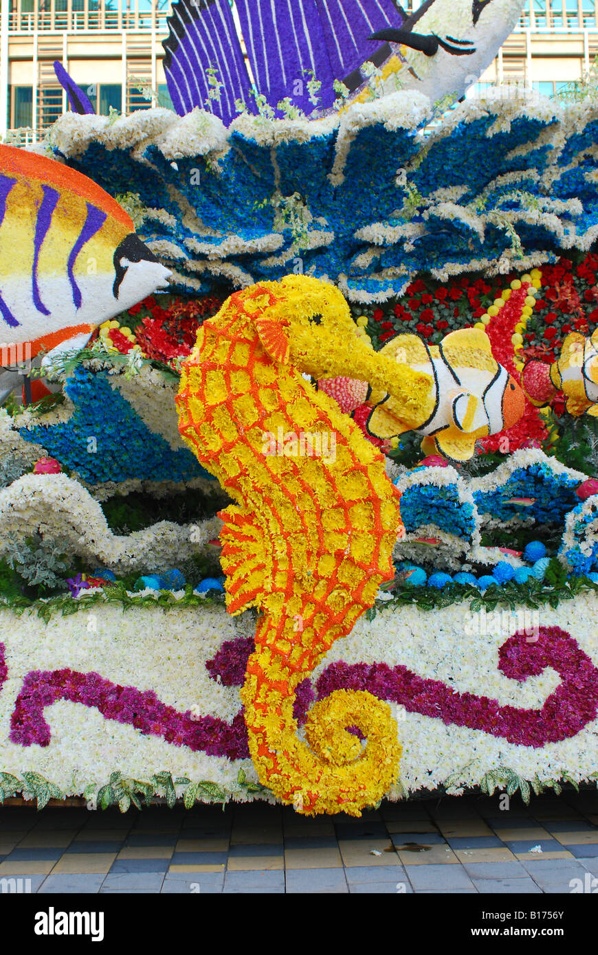 Artistic seahorse sculpture Stock Photo - Alamy