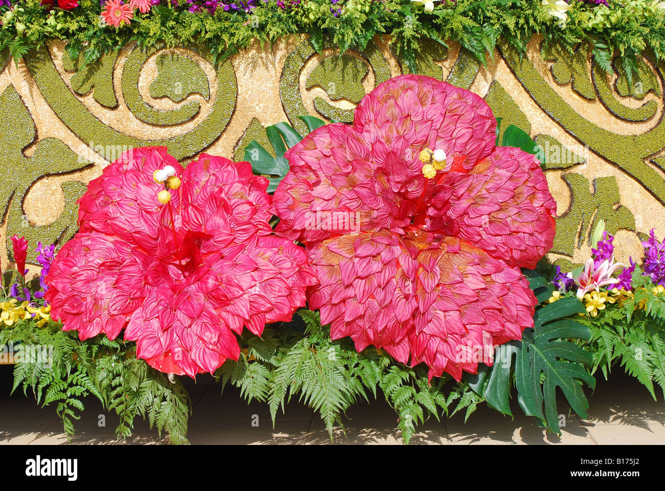 Artistic flora composition of flowers Stock Photo - Alamy
