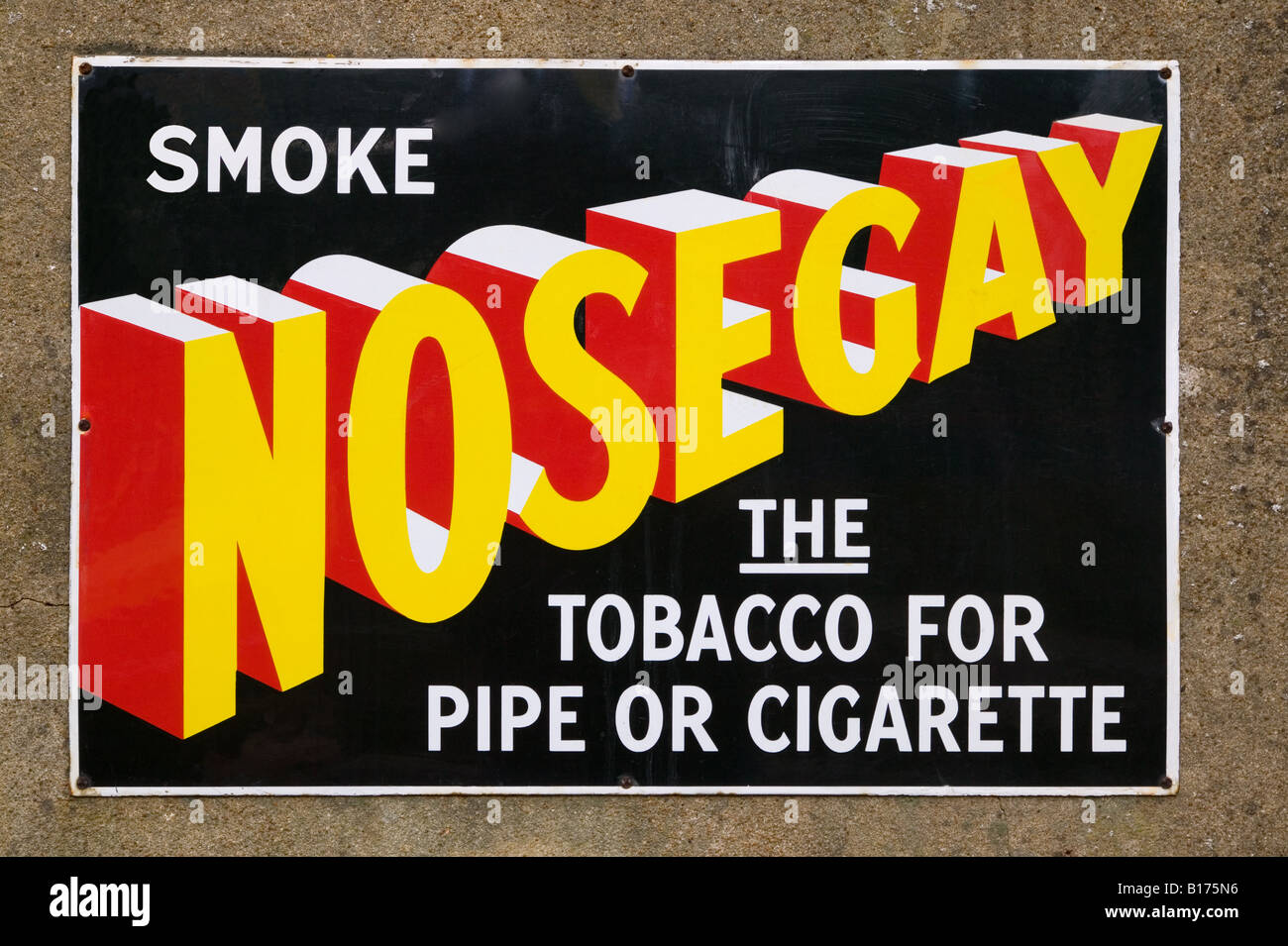 Enamel sign hi-res stock photography and images - Alamy