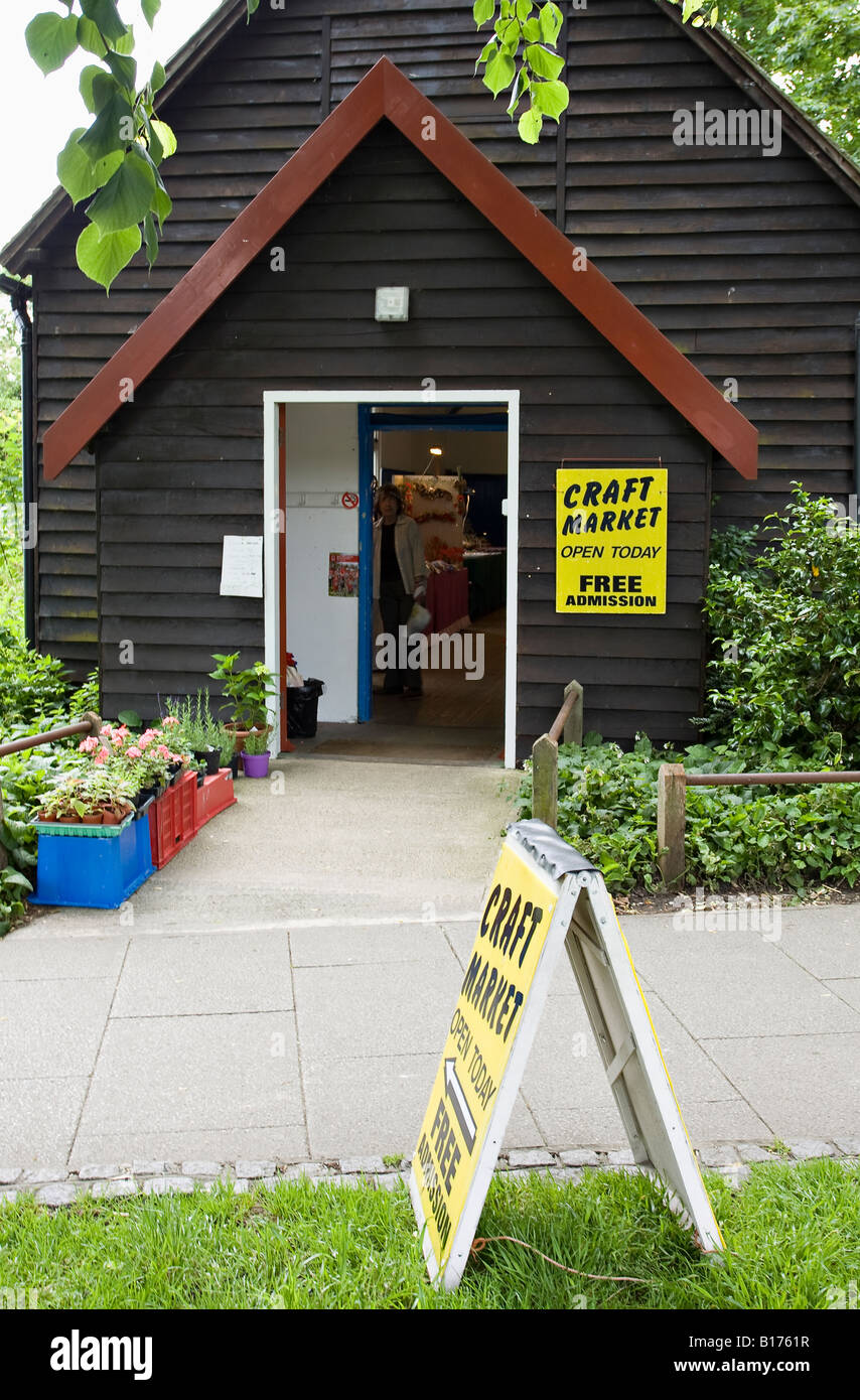 Traditional English Craft Fair held in village hall Stock Photo - Alamy