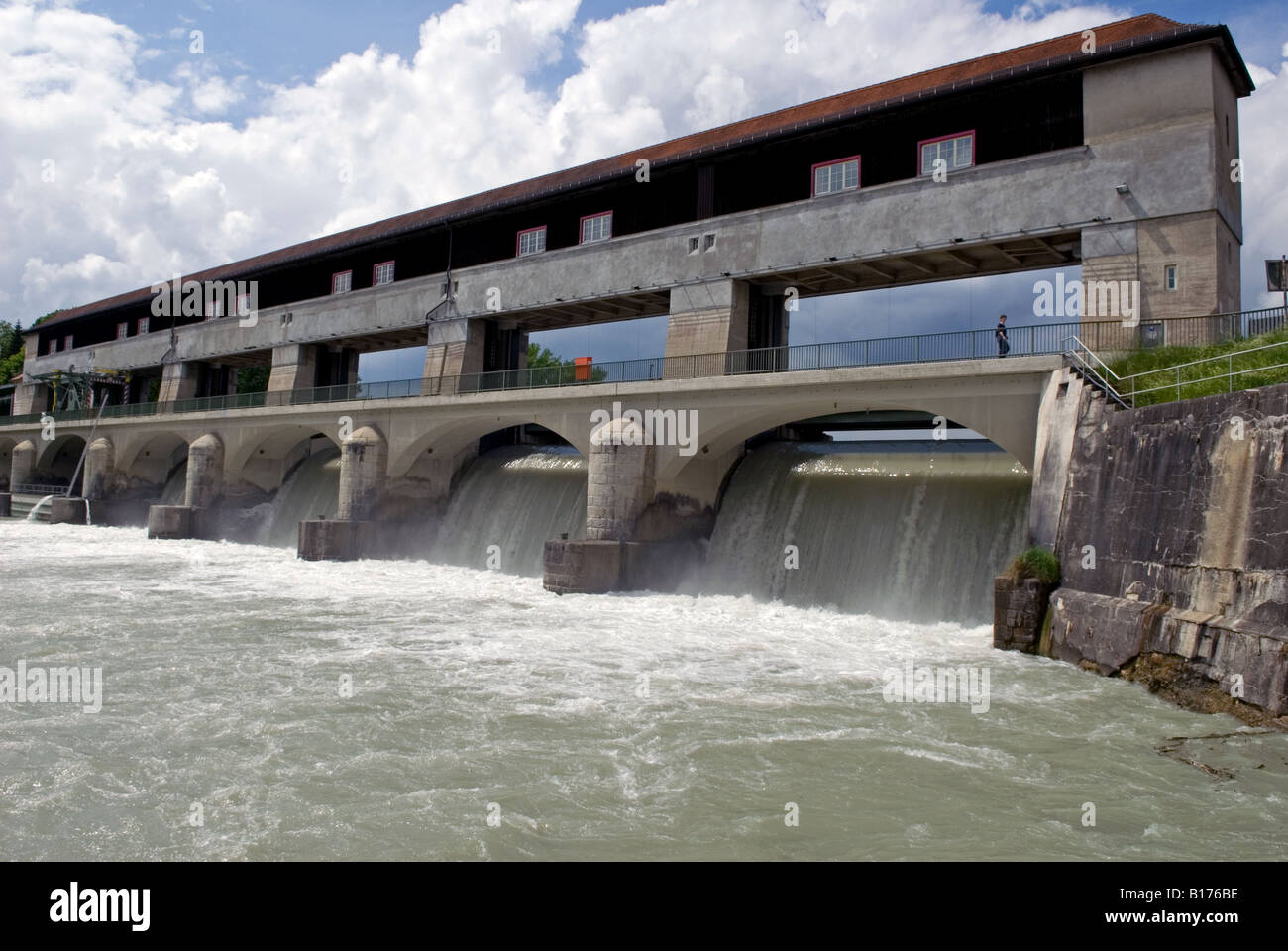 Jettenbach 2 Hydroelectric power station operated by E.ON on the river ...