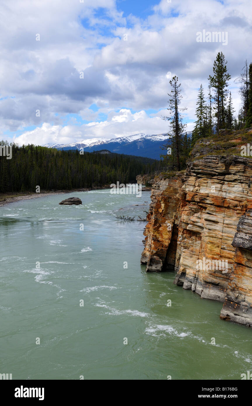 The Athabasca river Stock Photo - Alamy