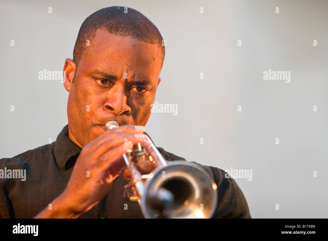 Daryl white trumpet jazz hi-res stock photography and images - Alamy