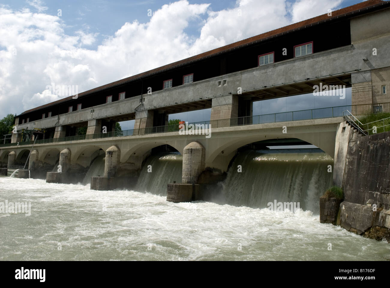 Jettenbach 2 Hydroelectric power station operated by E.ON on the river ...