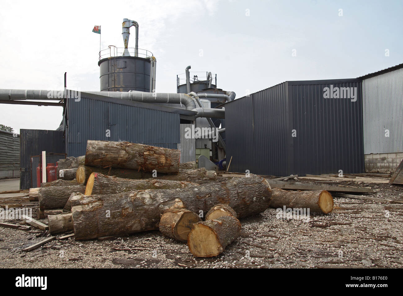 Timber processing plant hi-res stock photography and images - Alamy