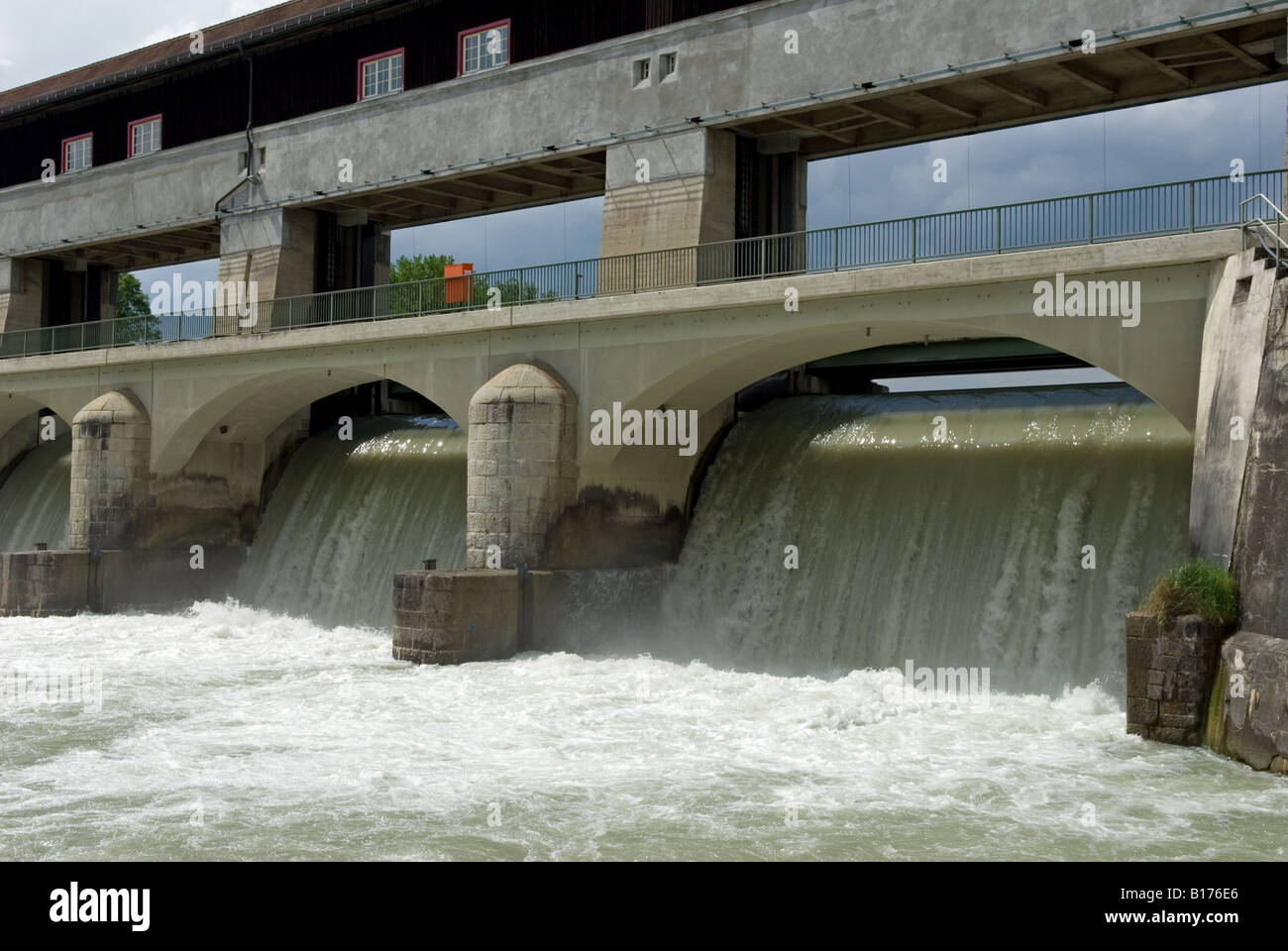 Jettenbach 2 Hydroelectric power station operated by E.ON on the river ...