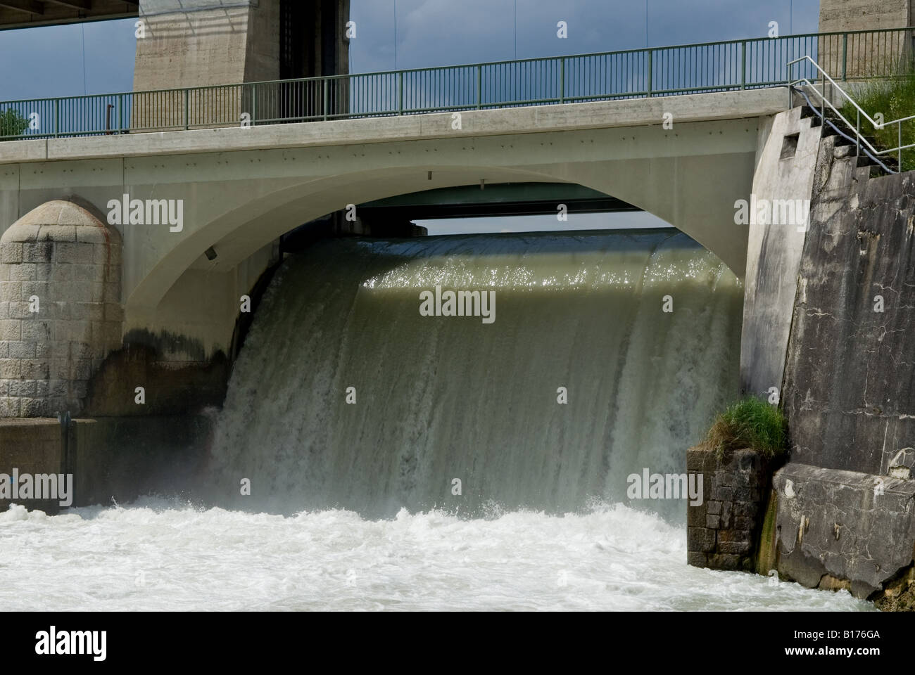 Jettenbach 2 Hydroelectric power station operated by E.ON on the river ...