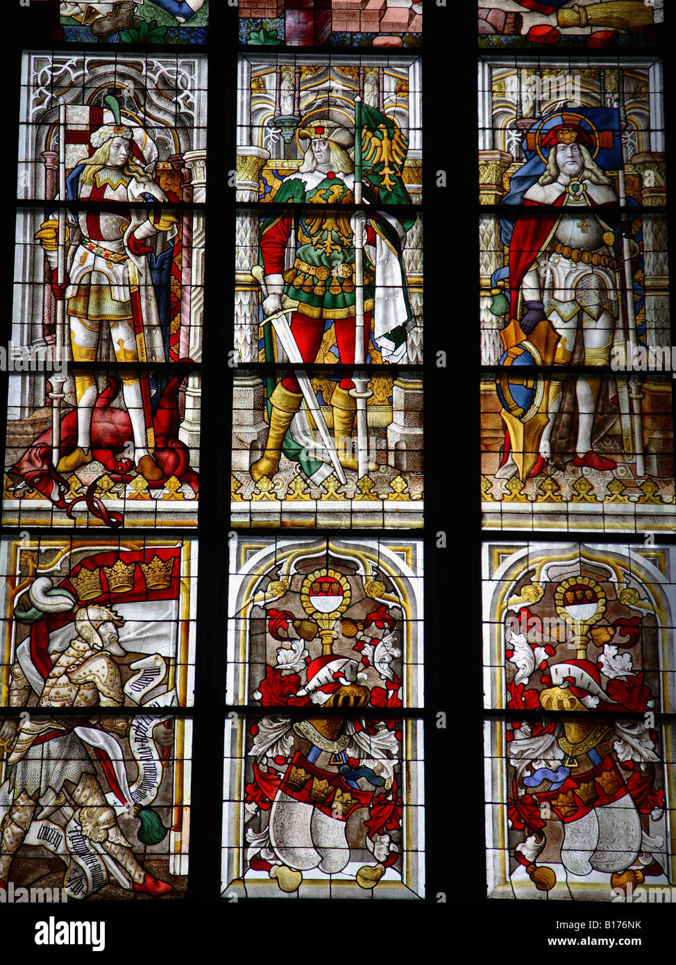 Germany Rhineland Westphalia Köln Cologne Dom Cathedral stained glass ...