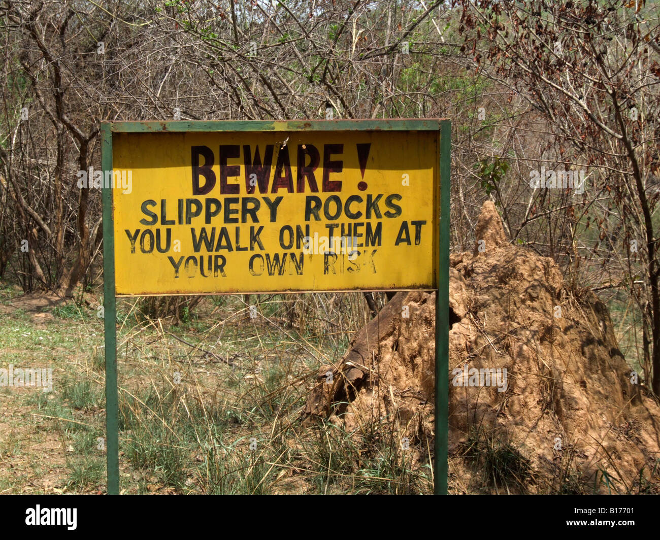 Beware of rocks hi-res stock photography and images - Alamy
