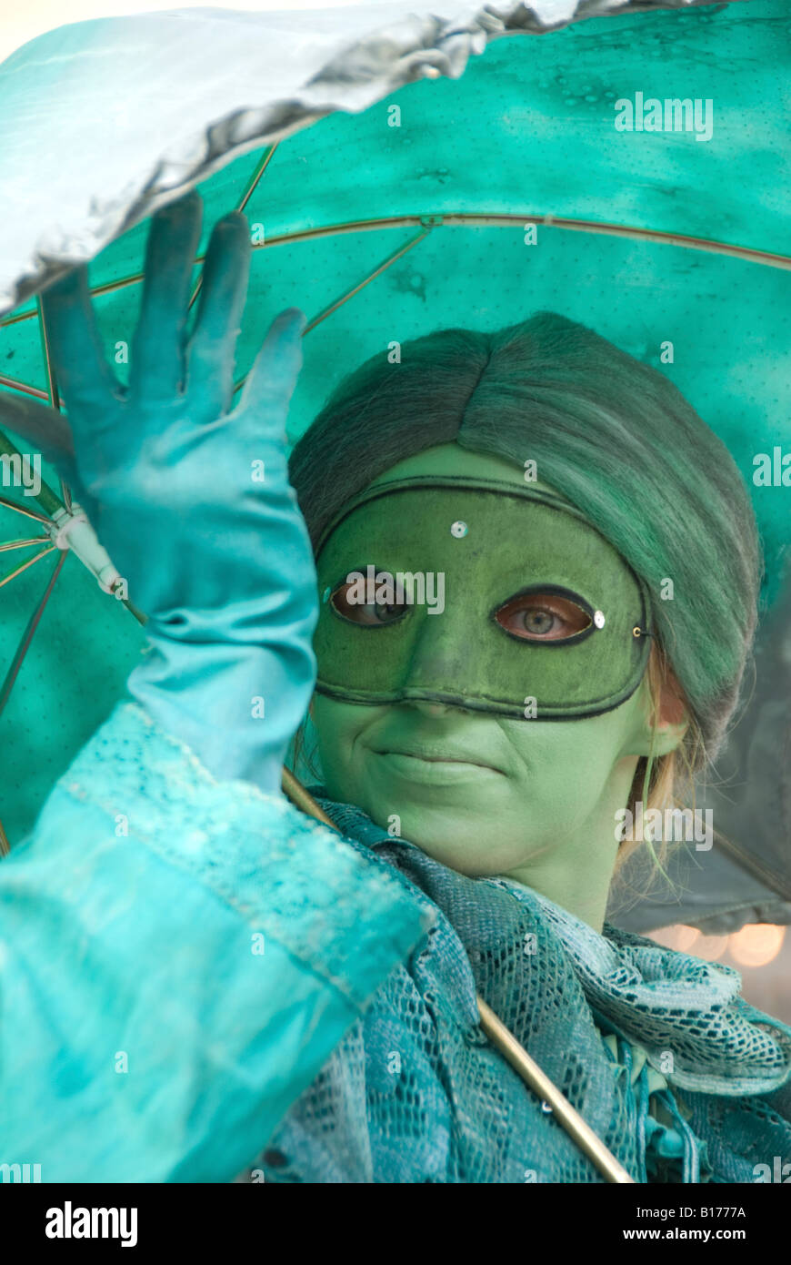 Baroque Lady in Vienna, Austria Stock Photo - Alamy