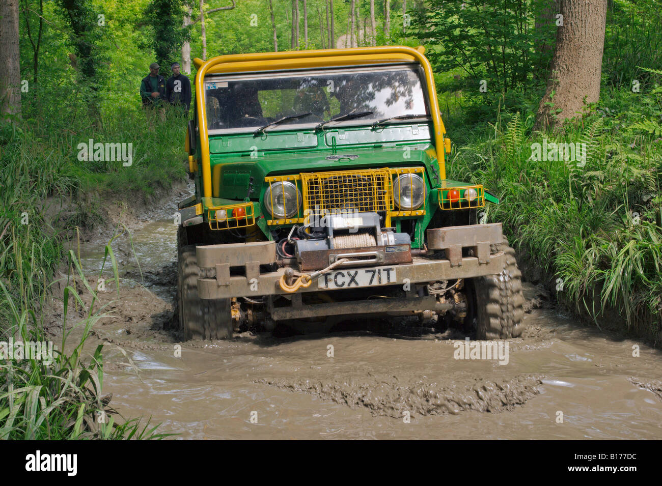 Strongly modified Land Rover 88 Lightweight competing in the ALRC ...