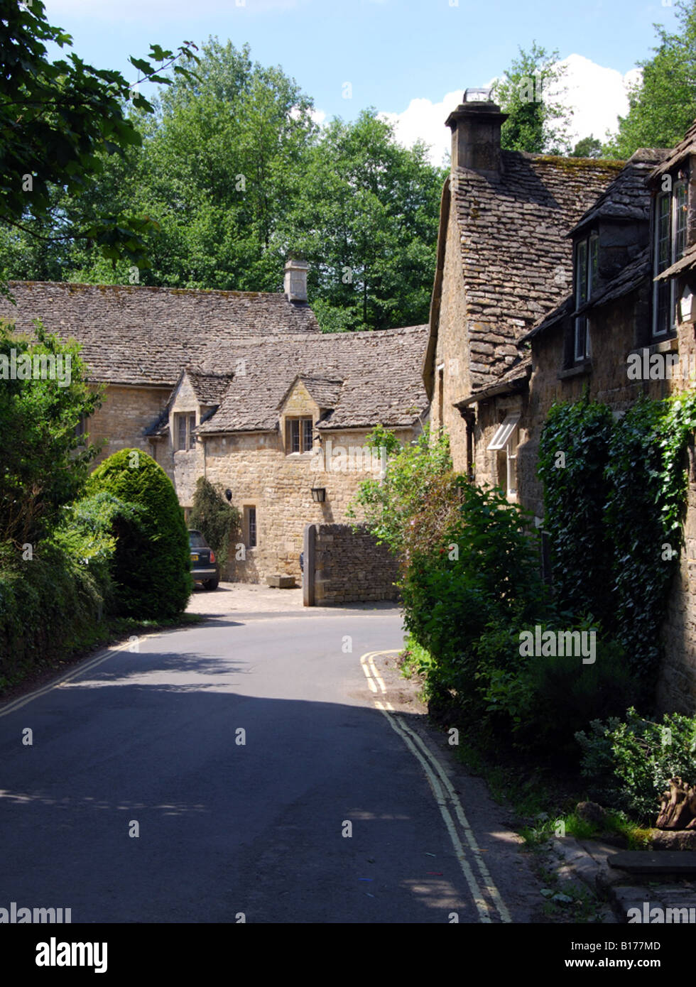Cotswold view near Withington in the Cotswolds Stock Photo - Alamy