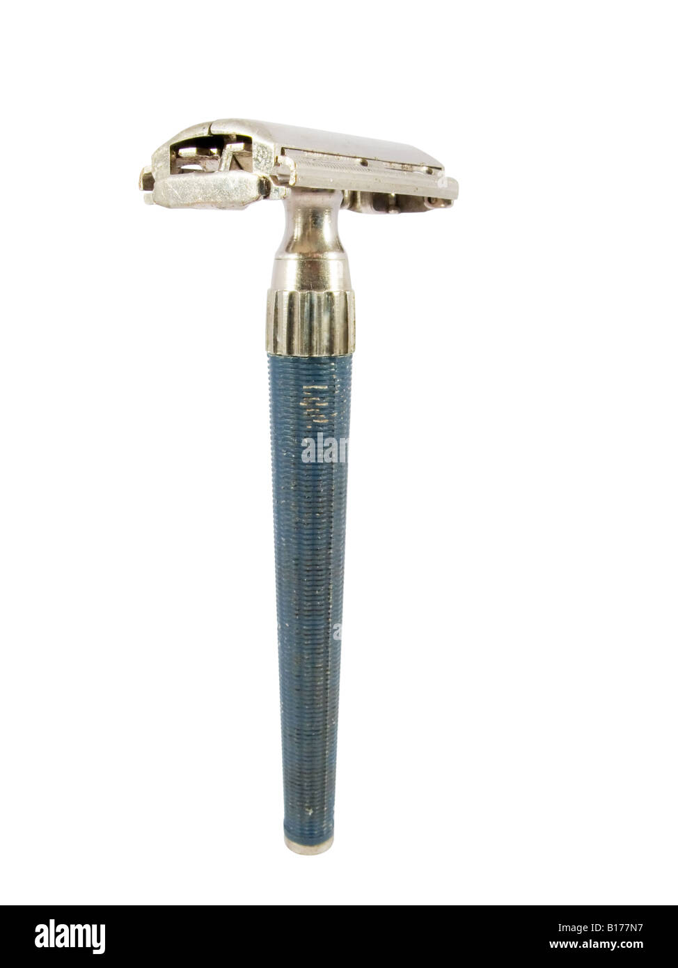 old razor isolated on white Stock Photo - Alamy