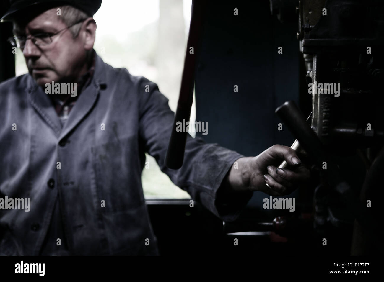 Steam locomotive controls hi-res stock photography and images - Alamy