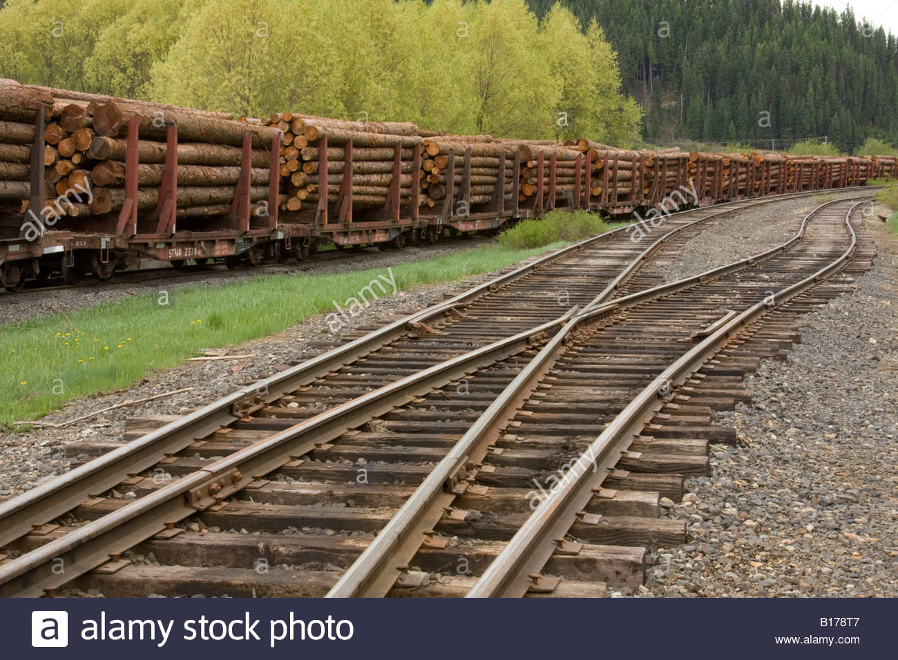Railroad Lumber Stock Photos & Railroad Lumber Stock Images - Alamy