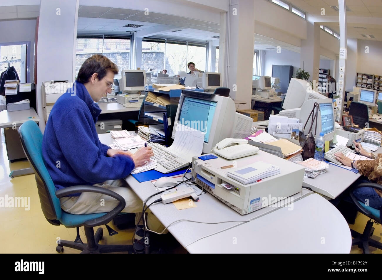 Paris FRANCE, Interior Security Social France "Health Services" Office ...