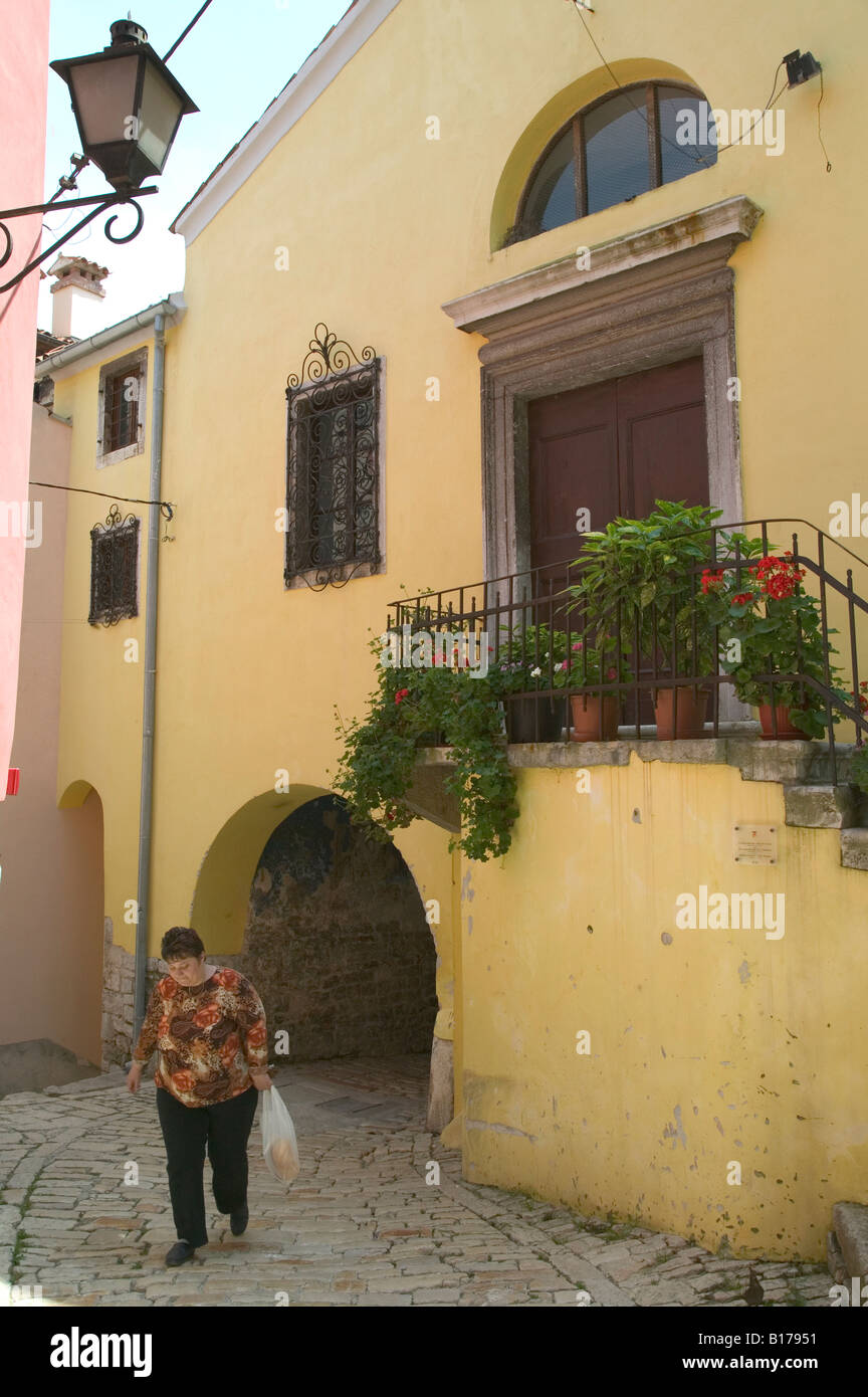 Pretty building, Rovinj, Croatia Stock Photo - Alamy