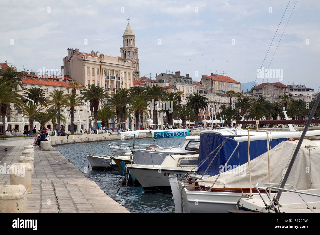 Riva waterfront, Split, Croatia Stock Photo - Alamy